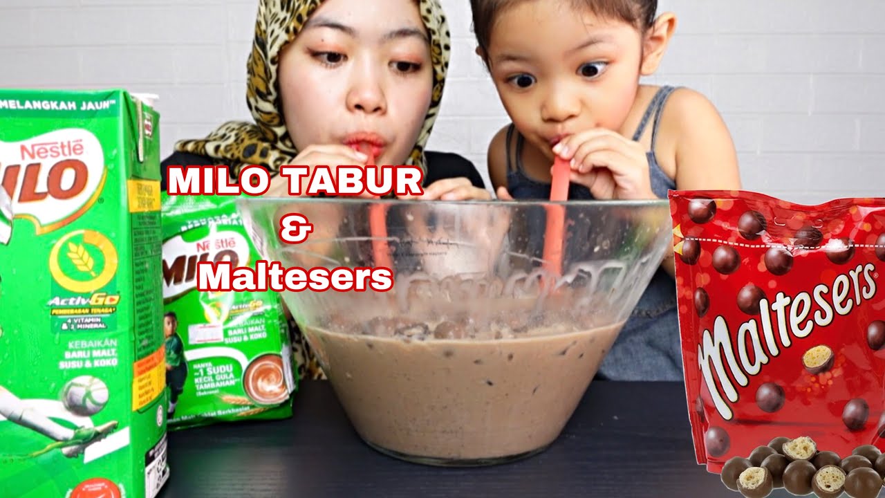 PADU! MILO AIS TABUR AUTO BEKU OTAK ‼️ #mukbangmalaysia #milo - YouTube