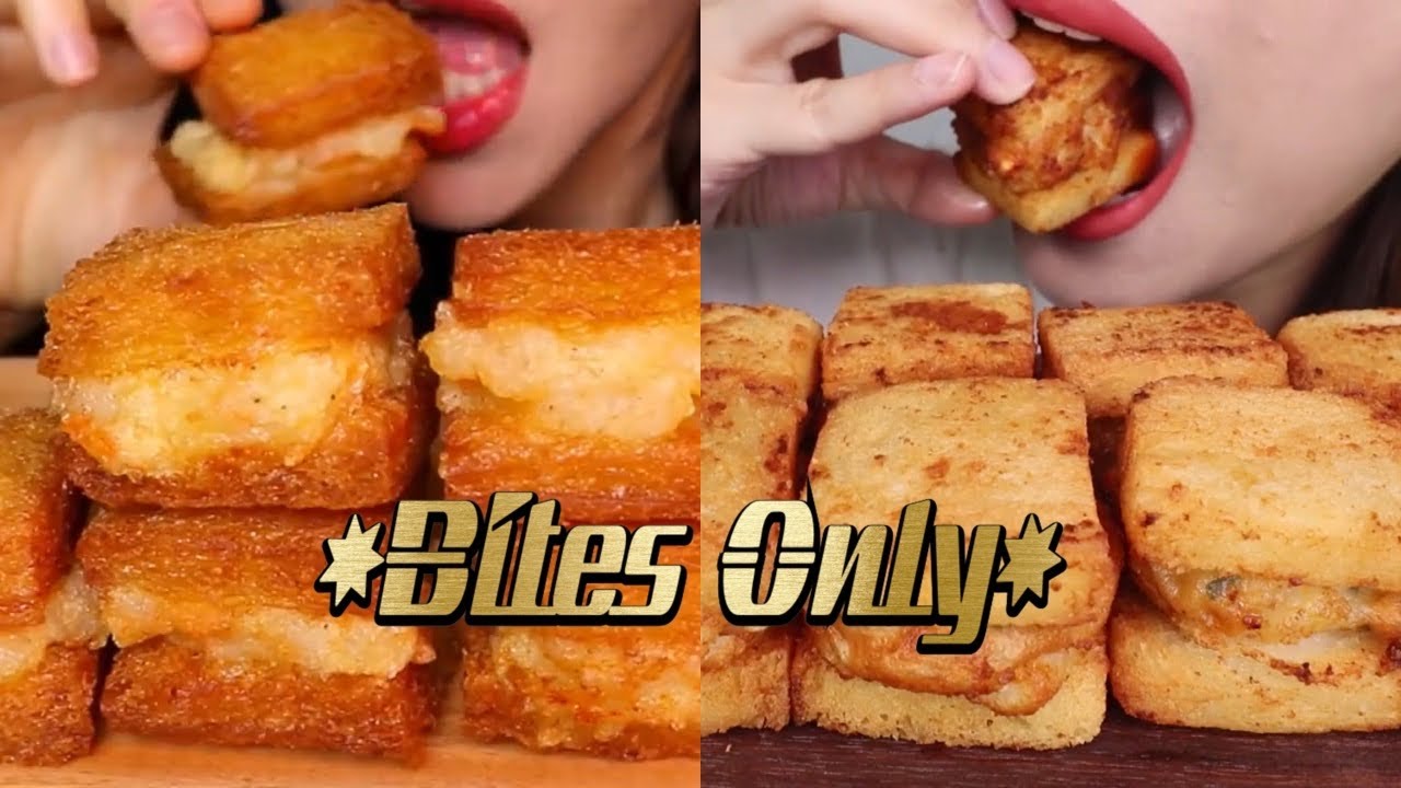 Menbosha (Shrimp Toast) Compilation *BITES ONLY* - YouTube