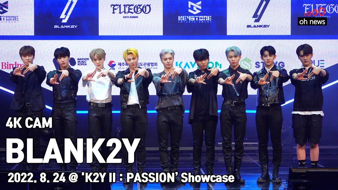 블랭키(BLANK2Y), ‘자신감 뿜뿜~’ (@ 'K2Y II : PASSION’ 쇼케이스 포토타임) [오뉴스영상] - YouTube