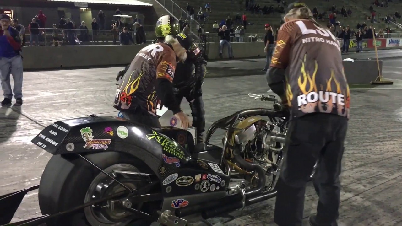 Pro Fuel NITRO Harley Final Round Grudge Match! - YouTube