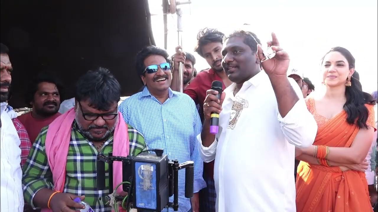 Writer Prasanna Kumar Speech @ Majaka Movie Song Shooting | Sundeep Kishan | Thrinadha Rao ...