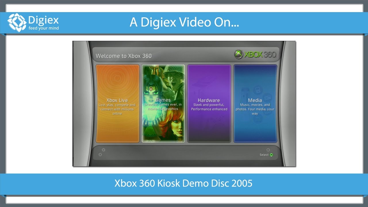 Xbox 360 Kiosk Demo Disc 2005 - YouTube
