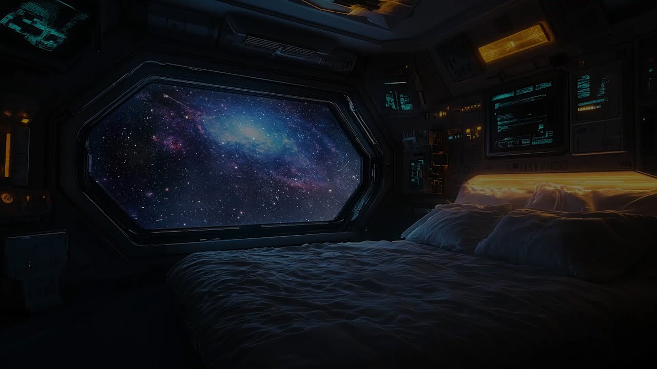 Space Room | The Cosmic Room | A Place to Relax After a Long Day - YouTube