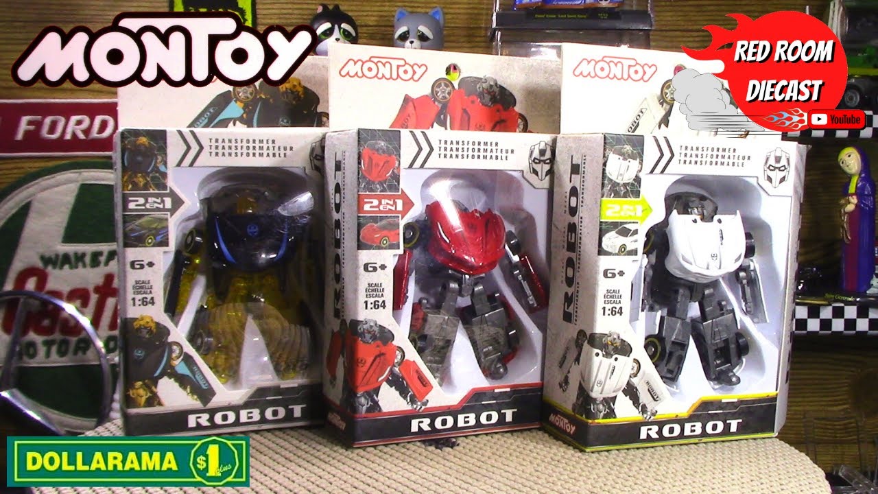 MONTOY ROBOT TRANSFORMERS - DOLLARAMA FNDS - YouTube