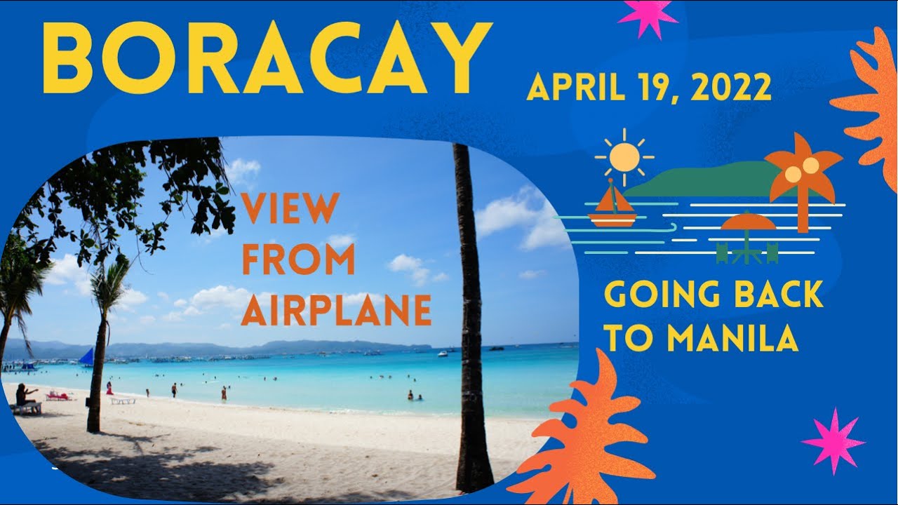 BORACAY Last Day BEAUTIFUL VIEW FROM AIRPLANE #boracay #airplane - YouTube