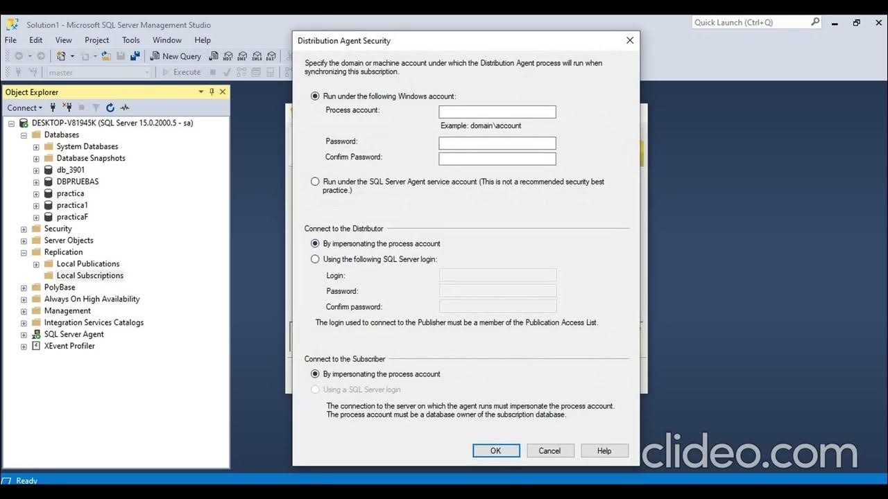 Replicación Transaccional en SQL - PARTE 2 - Base de Datos Distribuidas - YouTube