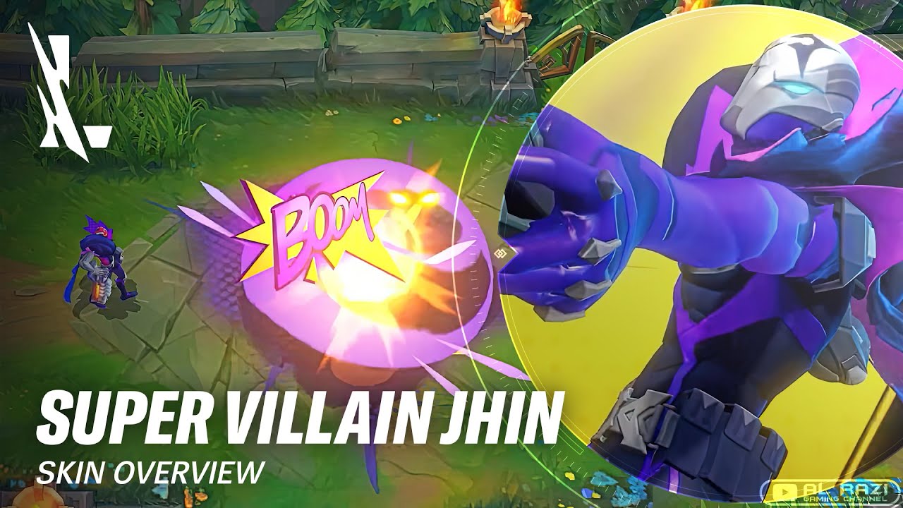Super Villain Jhin | Exclusive Wild Pass Skin Overview [Wild Rift CN ...