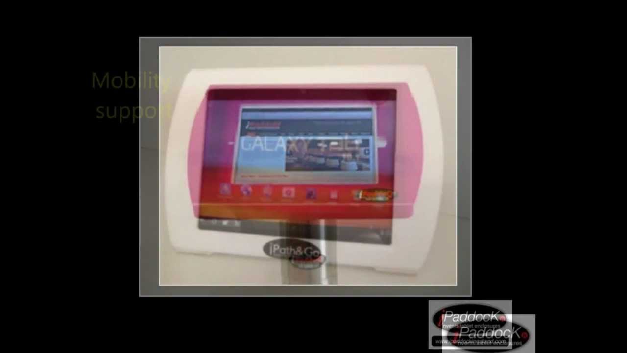 iPaddocK secure docking stands for iPad & tablet - YouTube