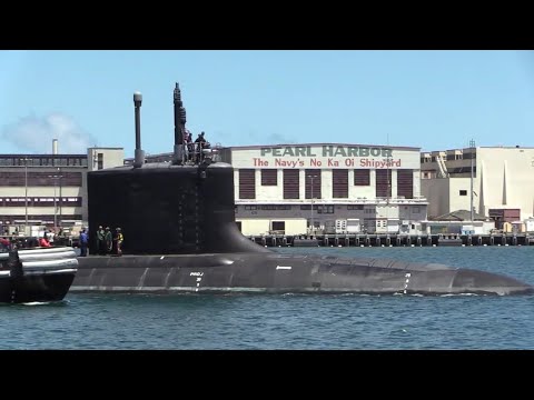 USS Missouri Departs Pearl Harbor Naval Shipyard for Sea Trials