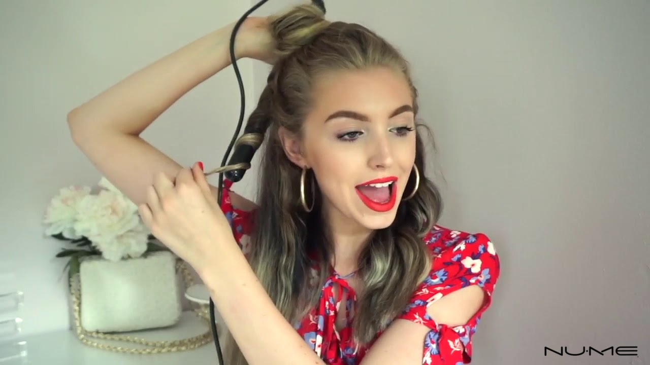 Voluminous and Flawless Curls with NuMe Curl Jam - YouTube