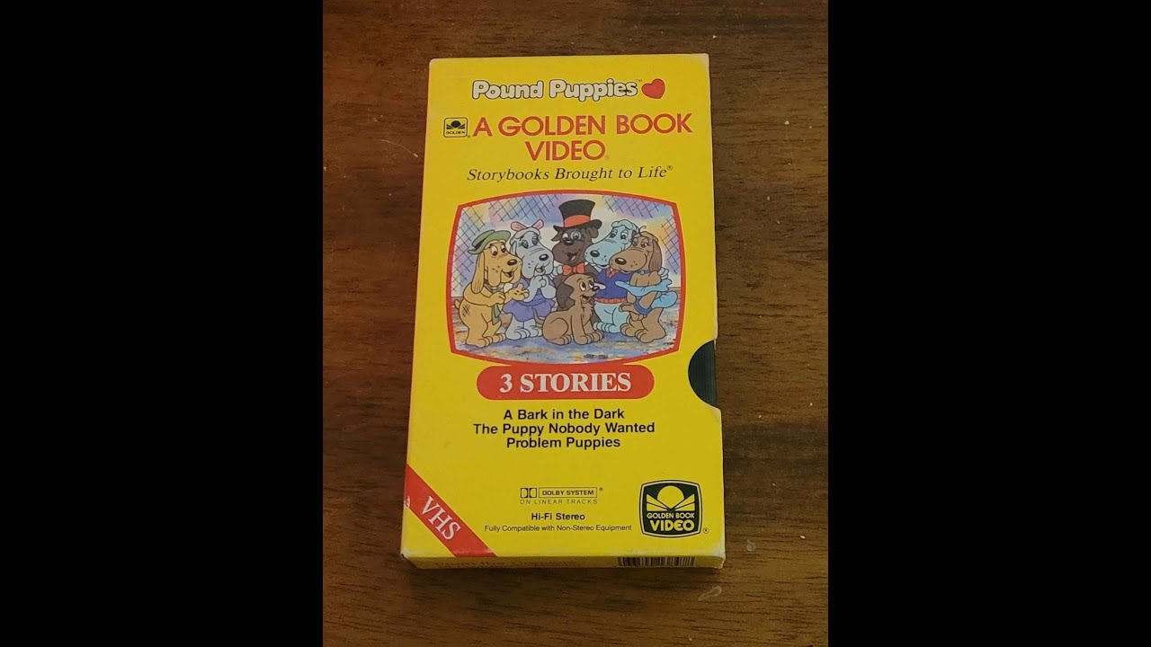 episode 545 pound puppies bark in the dark 1986 book on vhs - YouTube