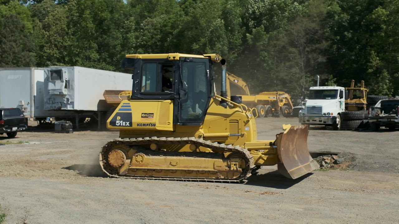 2008 Komatsu D51EX-22 sn B10635 dozer PART 2 InspectEquipment.Com - YouTube