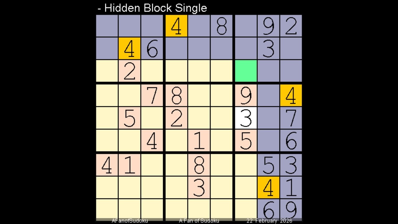 How to Solve New York Times Sudoku Hard 22 February, 2026 - YouTube