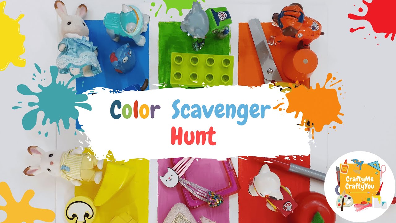 COLOR SCAVENGER HUNT | Stay At Home Adventures for Your Kids ...