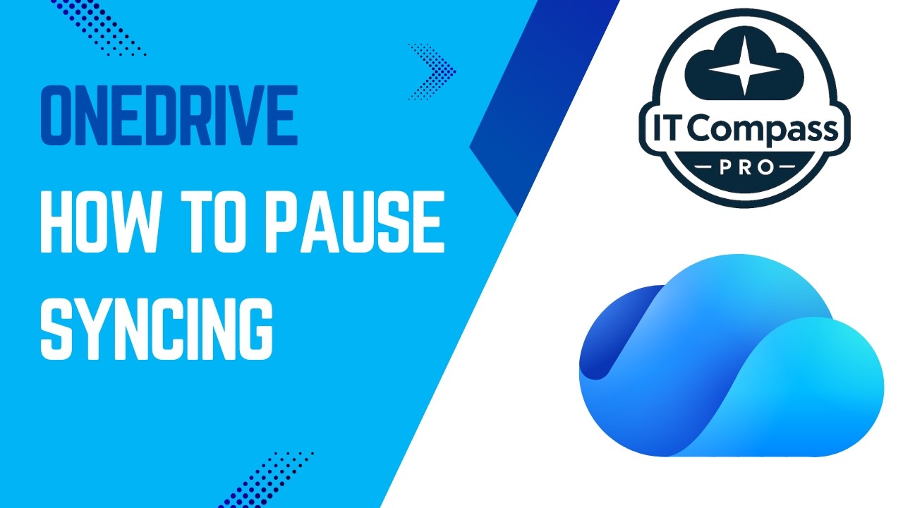 How to pause OneDrive syncing - YouTube