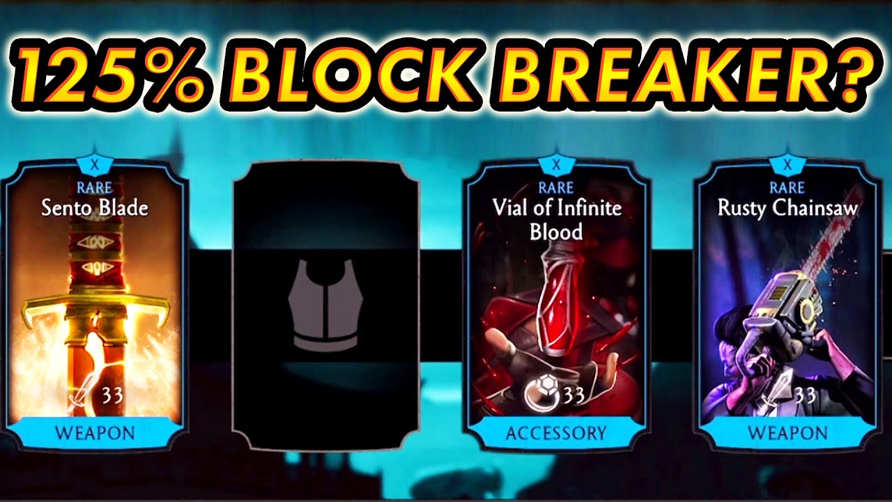 MK Mobile. Does Block Breaker Stack? Should You Wear Multiple ...