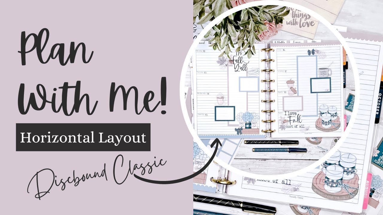 Plan With Me! | Classic Happy Planner Horizontal Layout | September ...