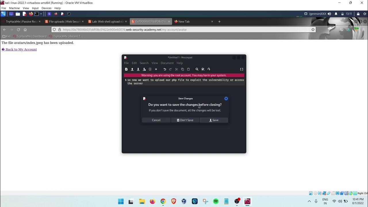 Web shell upload via Content-Type restriction bypass - YouTube