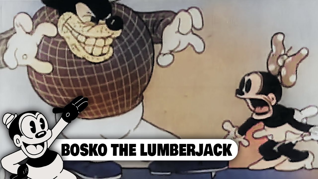 BOSKO THE LUMBERJACK - Bosko Cartoons (1932) | Full Cartoon Episode ...