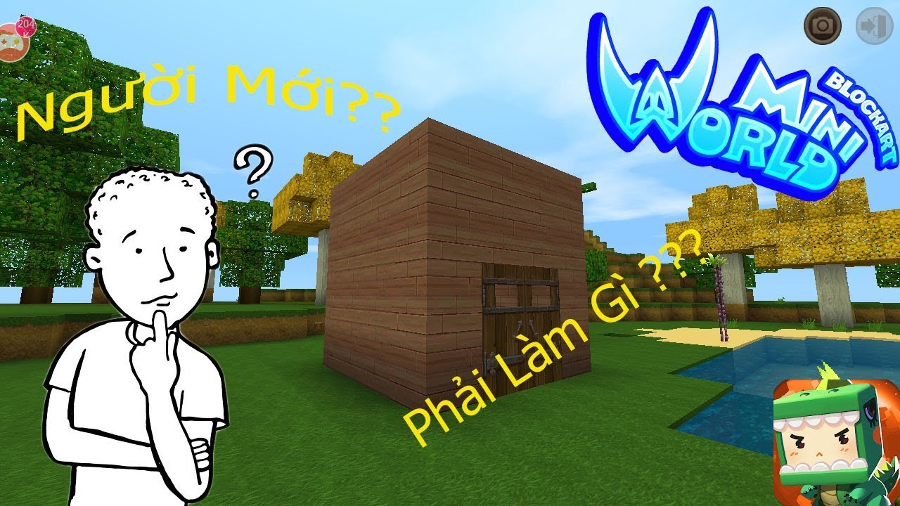 Hướng Dẫn Người Mới Chơi Game Mini World Block Art - YouTube