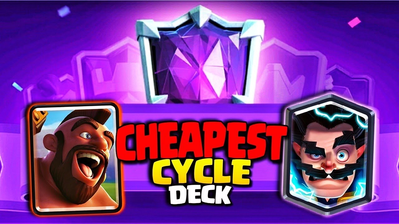 Cheapest Elixir Hog Cycle Deck Best Clash Royale Deck 2024 Arena 18 ...