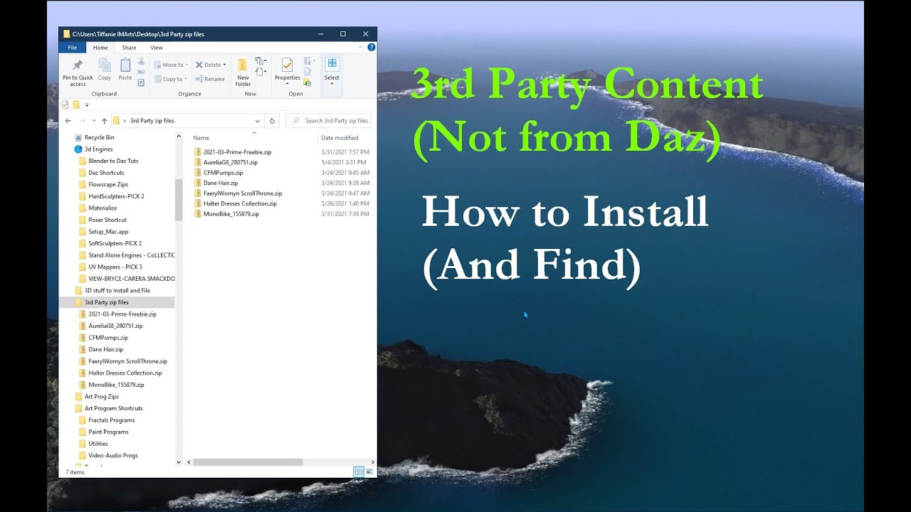 How to Install (and Find) 3rd Party Content in Daz Studio - YouTube