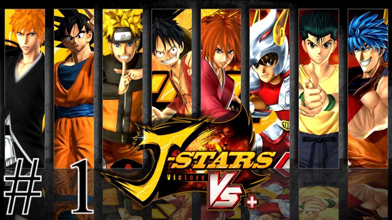J-Stars Victory VS+ Walkthough [PS3] - Part 1 - Dynamic Arc - Luffy vs ...