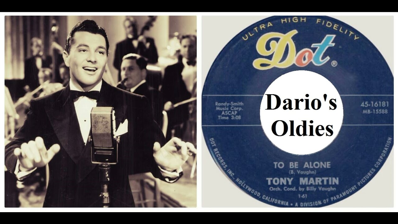 Tony Martin - To be alone - YouTube