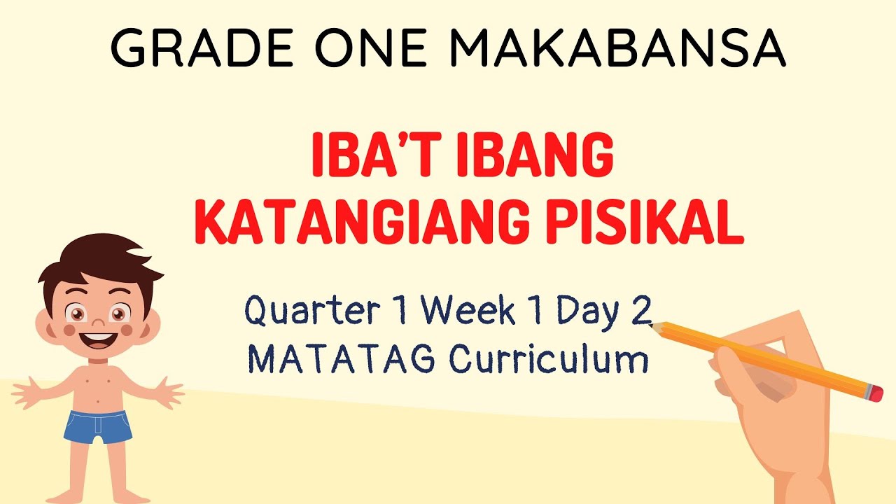 Grade 1 Makabansa Quarter 1 Week 1 Day 2 MATATAG Curriculum YouTube