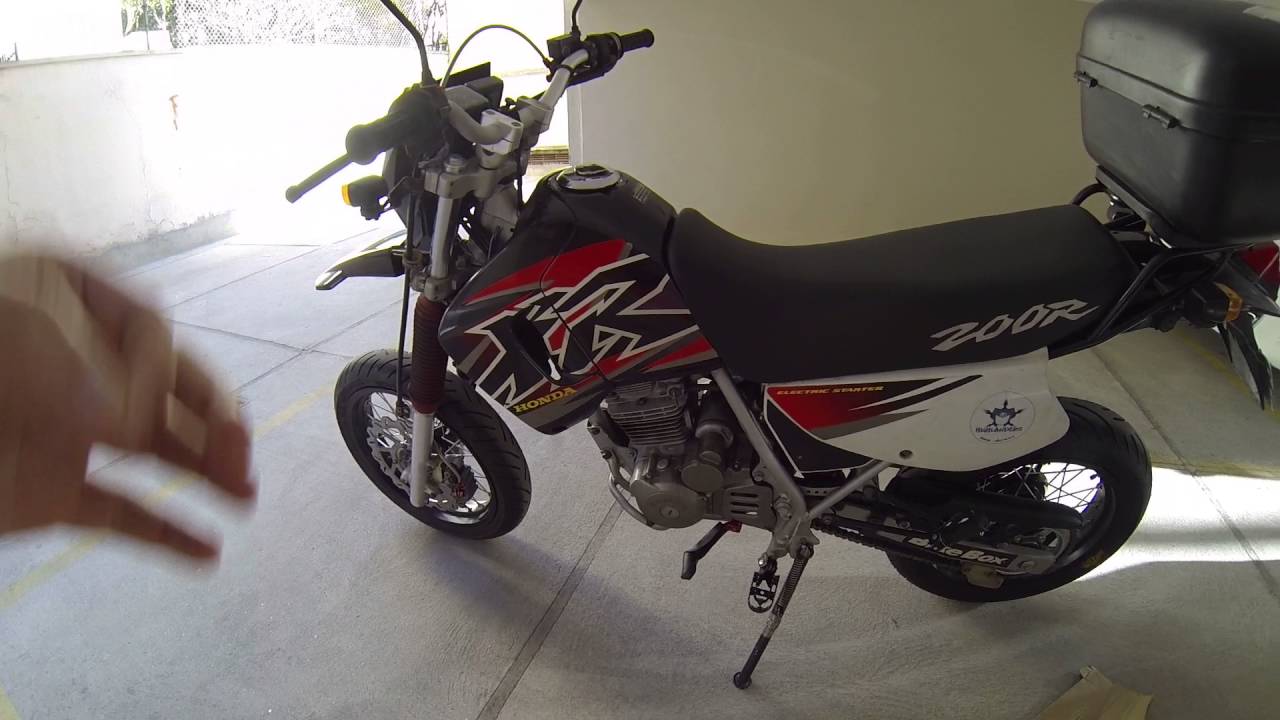 Upgrade - XR200R XR200 XR 200 SM Supermoto Supermotard - YouTube
