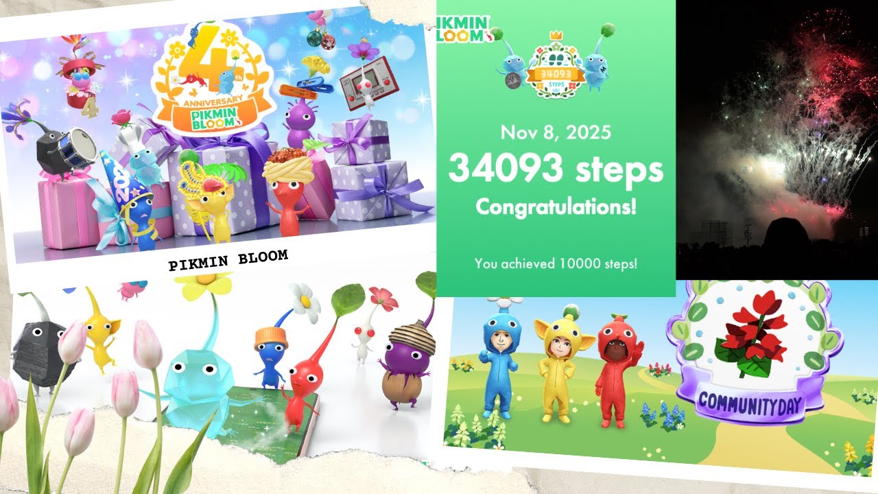 Pikmin Bloom 4th Anniversary, Ice Pikmin, Lifetime Walking Records And ...