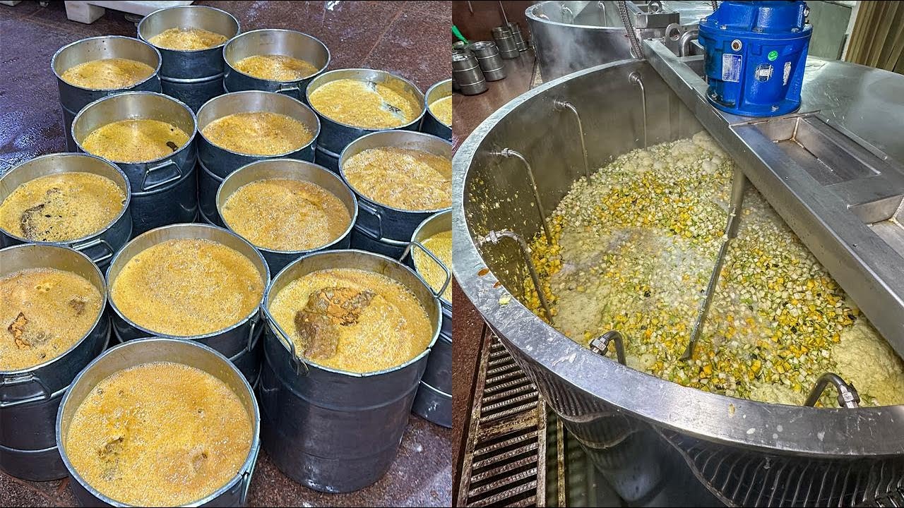 1000 kgs mix veg and automatic roti making - YouTube