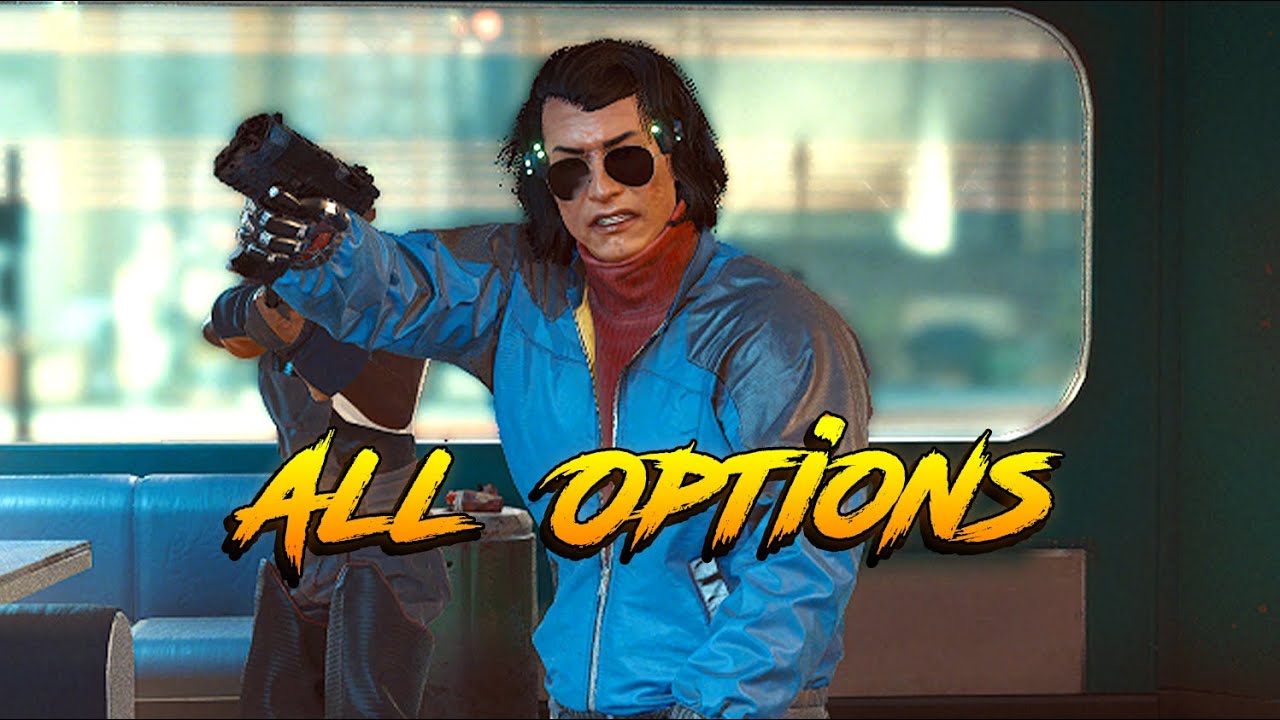 Cyberpunk 2077: Diner Robbery (All Options) - YouTube