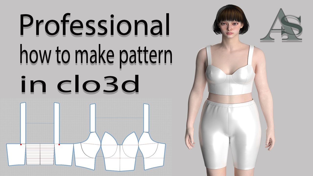 how to make bra pattern, how to make bra in clo3d,how to make bra ...