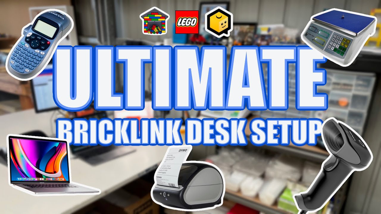 The Ultimate Desk Set Up For A Bricklink Store Owner - YouTube