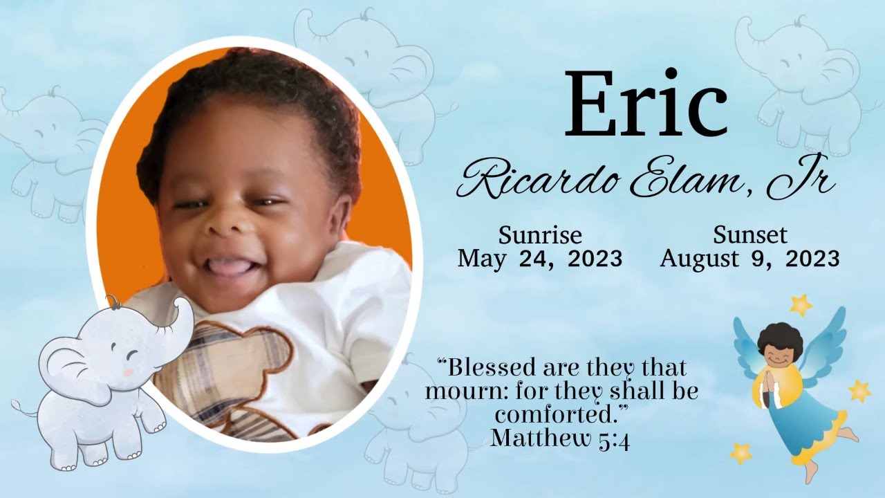 Celebration Of Life For Eric Ricardo Elam Jr. - YouTube