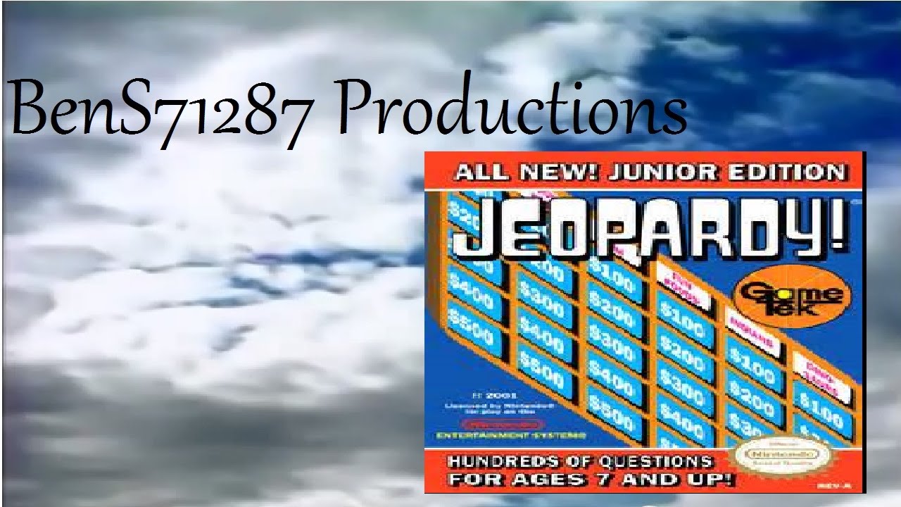 GSEDIO Jeopardy Jr Edition NES 2nd Run Game 21 Part 1 - YouTube