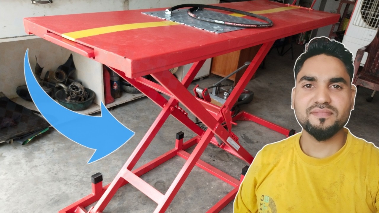 सस्ती बाली bike service Ramp फुल सेटअप ok : motorcycle service lift for ...