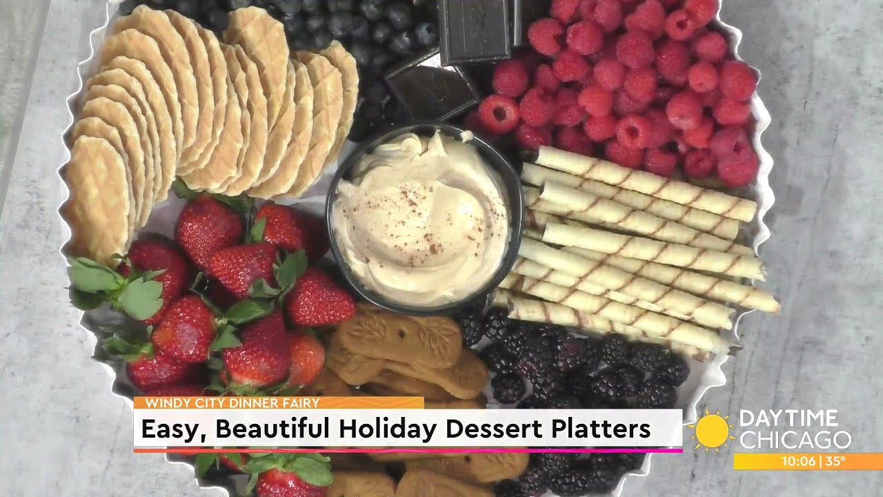 Easy, Beautiful Holiday Dessert Platters - YouTube