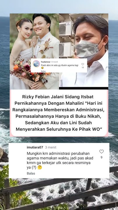 RISKY FEBIAN LAKSANAKAN SIDANG ISTBAT DENGAN ISTRINYA MAHALINI - YouTube