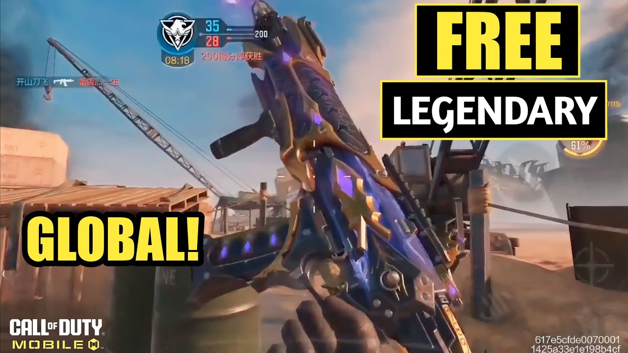 *NEW* Codm Free Legendary M4 Black Gold Global Version | 4th ...