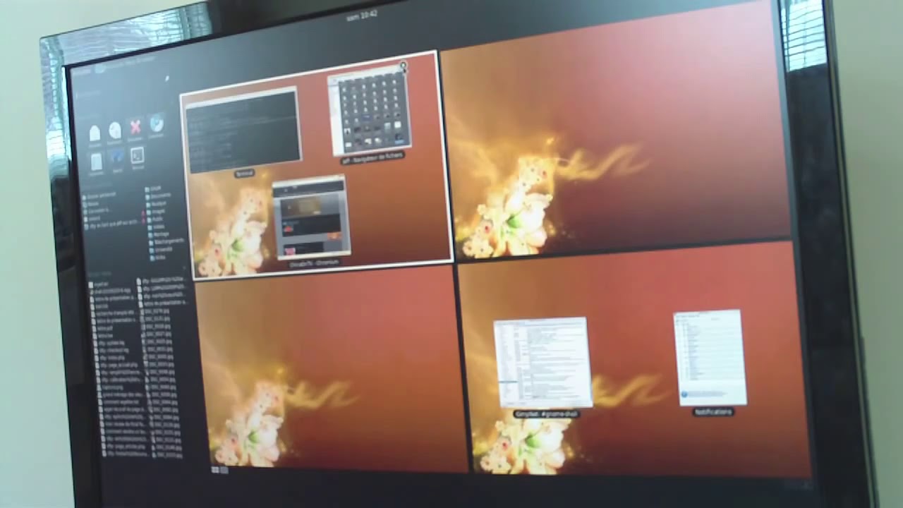GNOME Shell, 2010-02-20 build - a Zoomable User Interface - YouTube