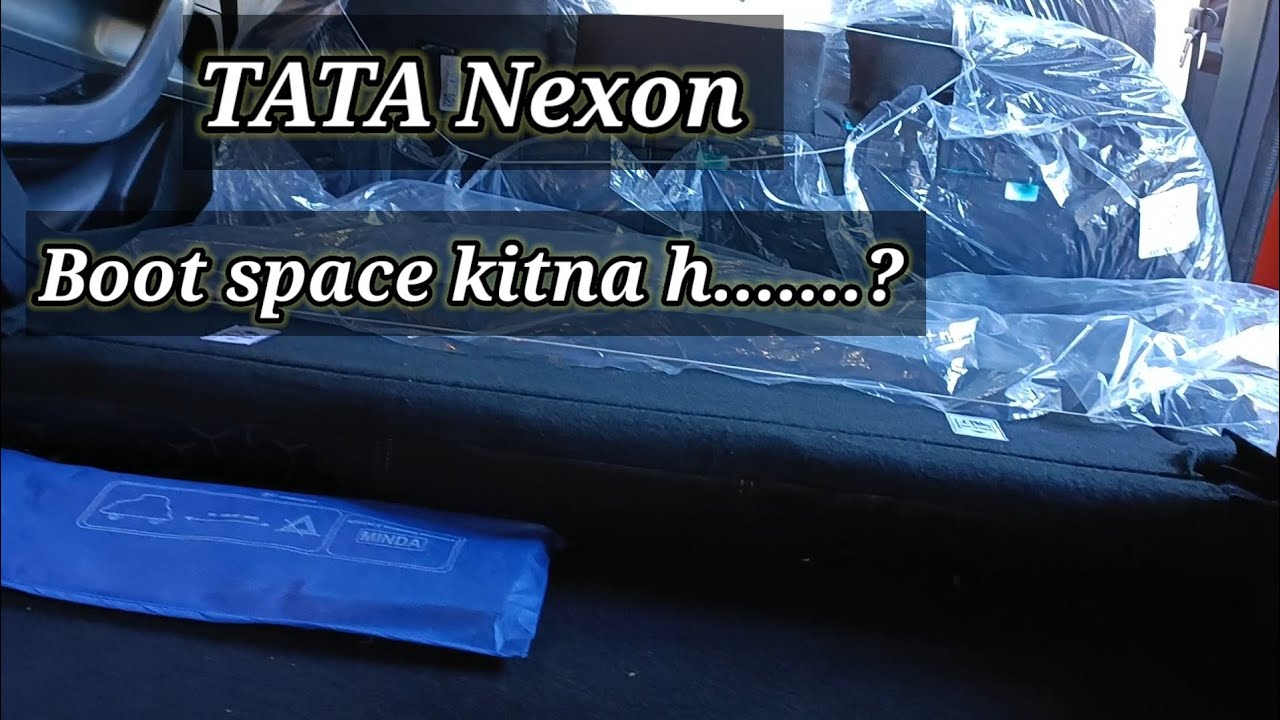 TATA Nexon boot space #short - YouTube