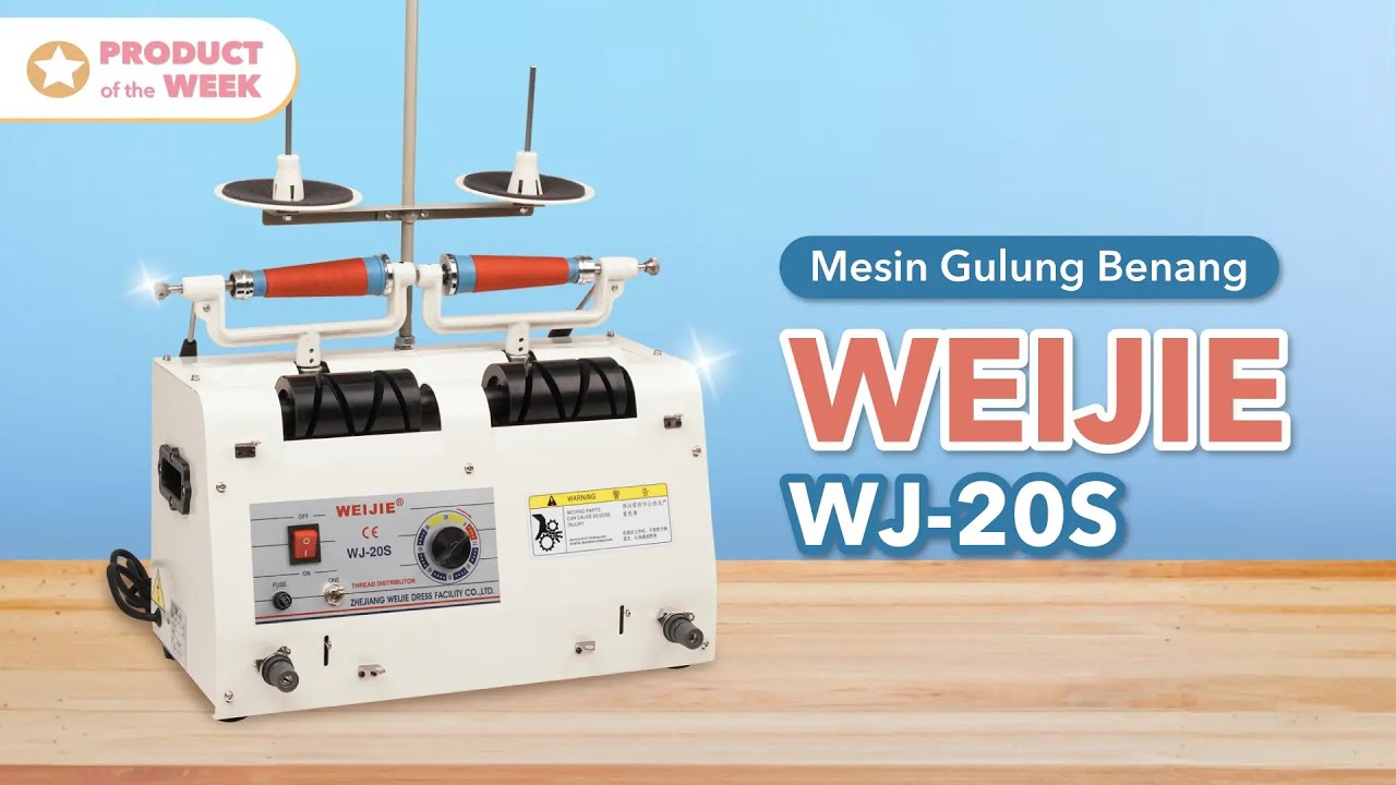 Mesin Gulung Benang WEIJIE WJ-20S - YouTube