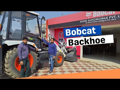 Bobcat Backhoe B900 cev stage 4 loader - YouTube