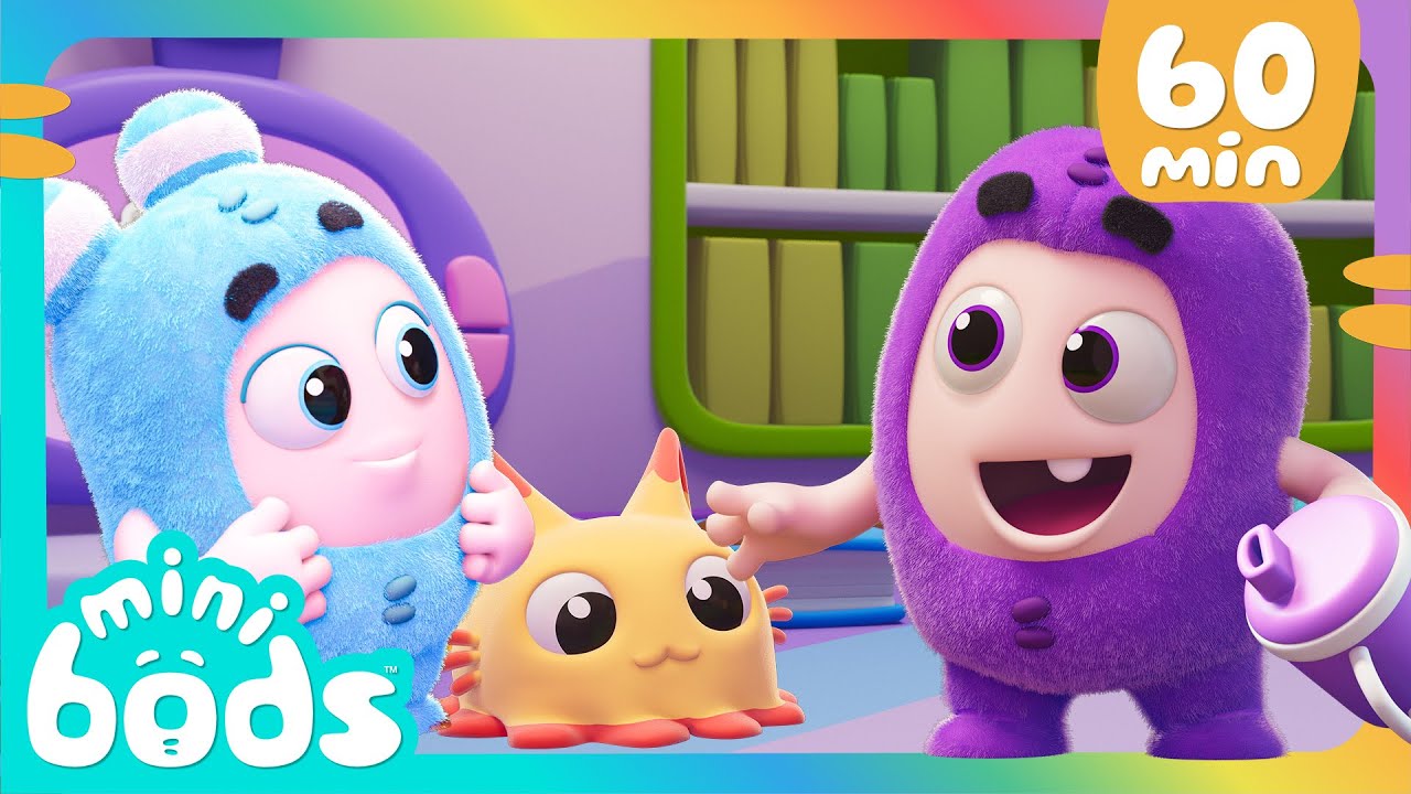 L'invité encombrant de Jeff | Minibods | Baby Oddbods Français | Dessin ...