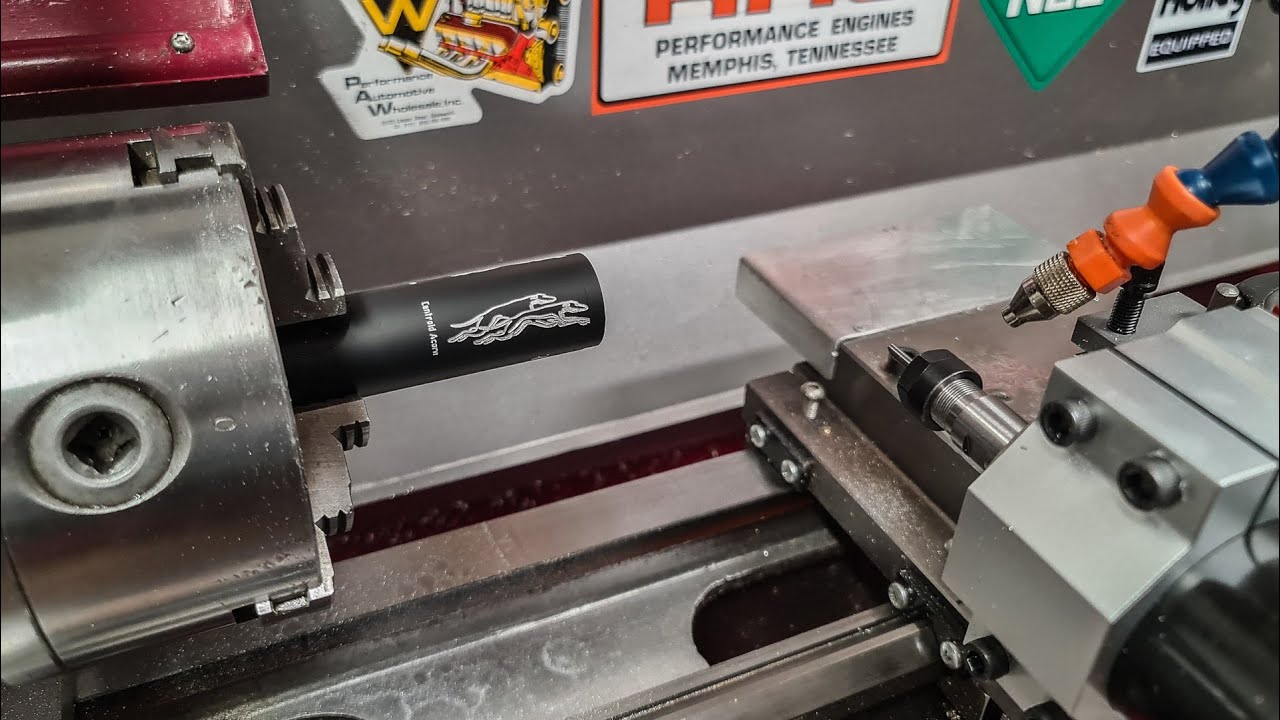 Engraving with a hobby lathe and ACORN DIY CNC - YouTube