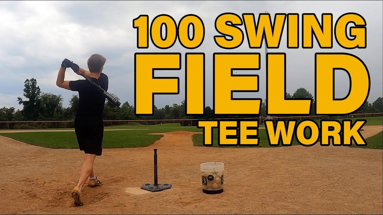 100 Swing Field Tee Work - YouTube