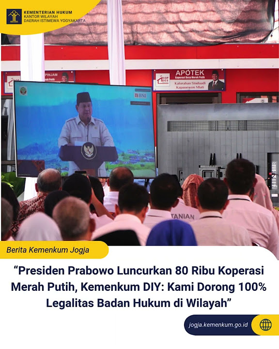Presiden Prabowo Luncurkan 80 Ribu Koperasi Merah Putih - YouTube