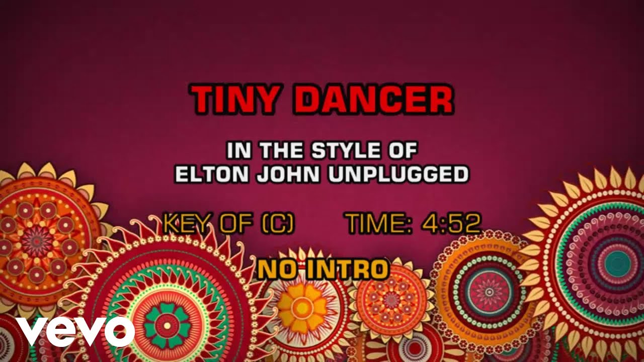 Elton John - Tiny Dancer (Karaoke) - YouTube